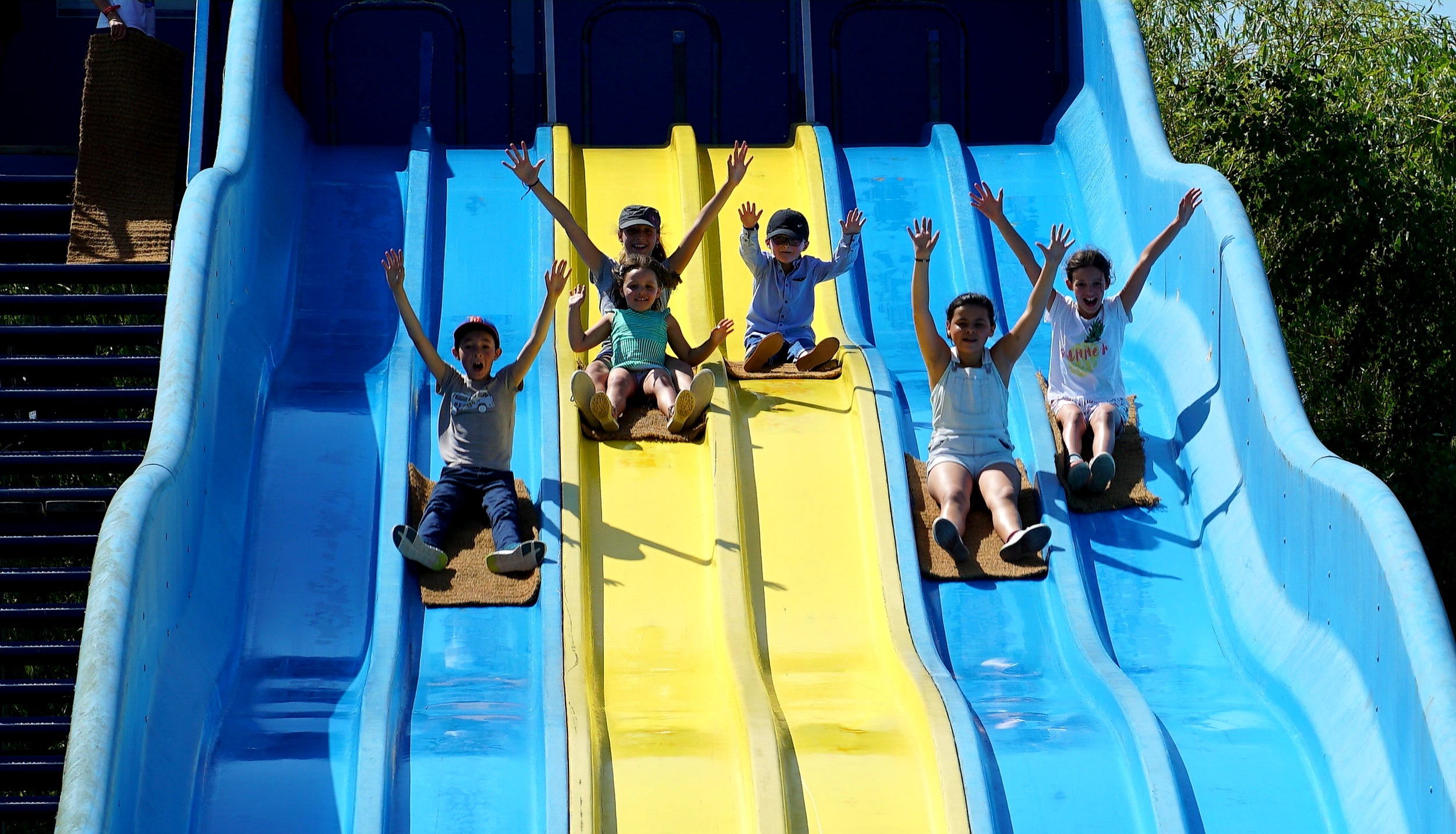 Toboggan de course