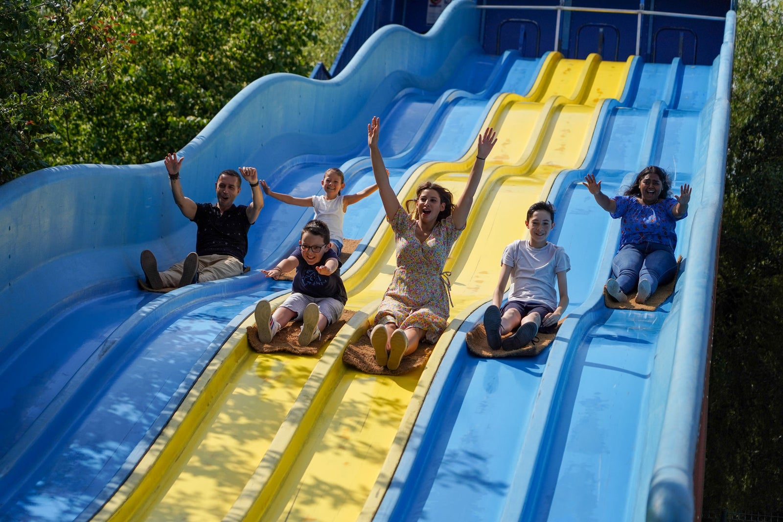 Toboggan de course